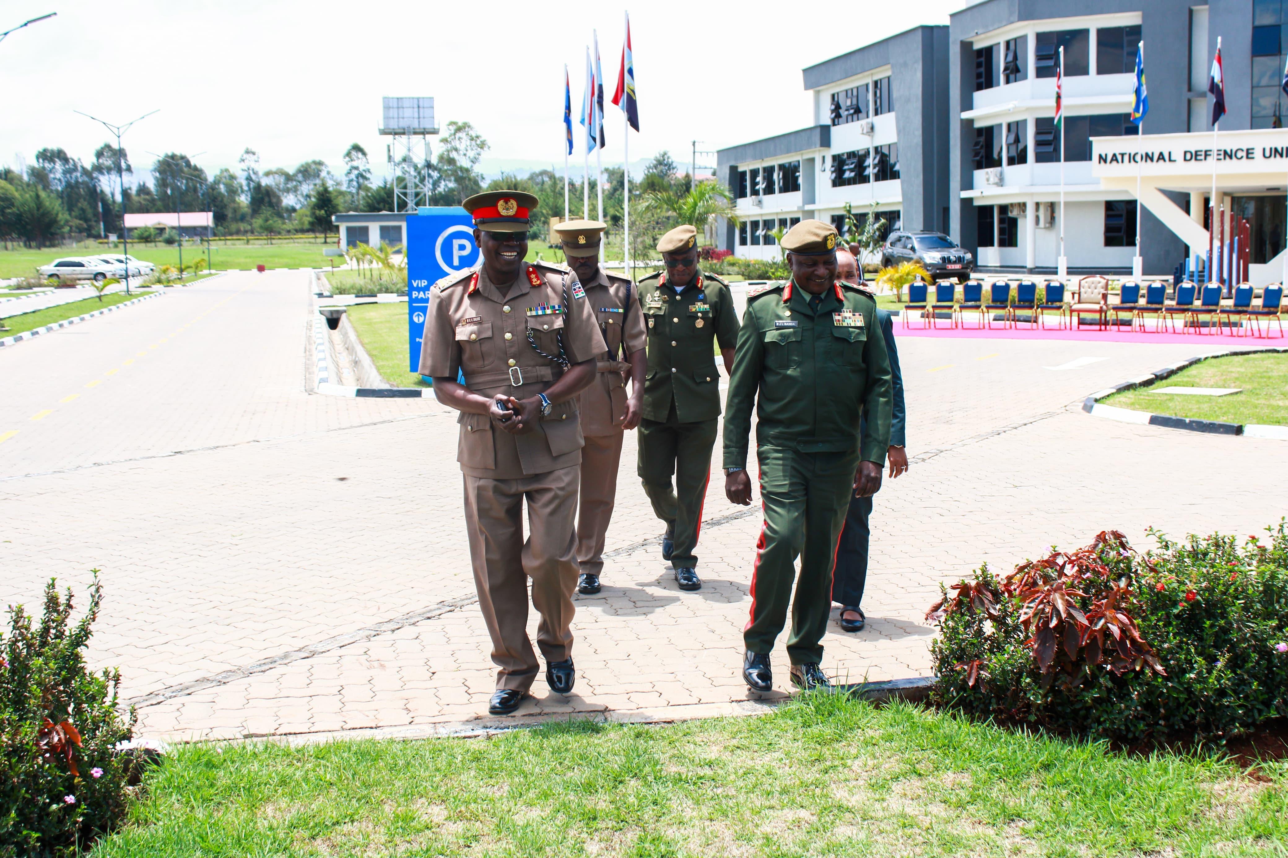 NDU-K HOSTS ZAMBIA DEFENCE FORCES FOR A BENCHMARKING EXERCISE ...